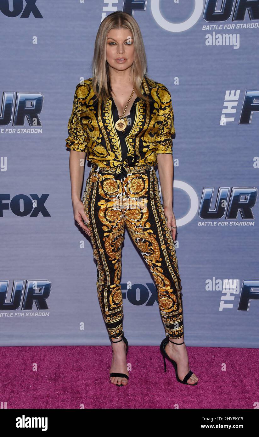 Fergie at the 'The Four' Season Finale event at Delilah on February 8 ...
