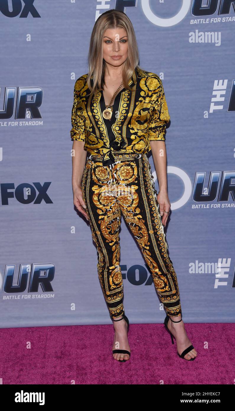 Fergie at the 'The Four' Season Finale event at Delilah on February 8 ...