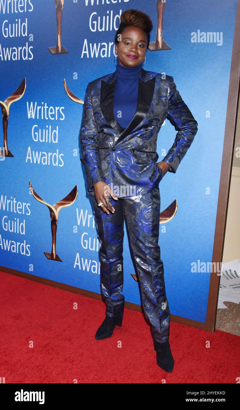 Dee Rees arriving for the 2018 Writers Guild Awards held at the Beverly ...