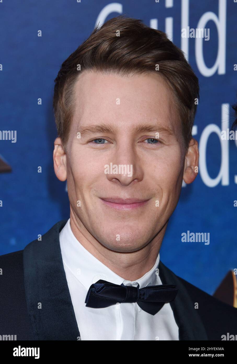 Dustin Lance Black arriving for the 2018 Writers Guild Awards held at ...