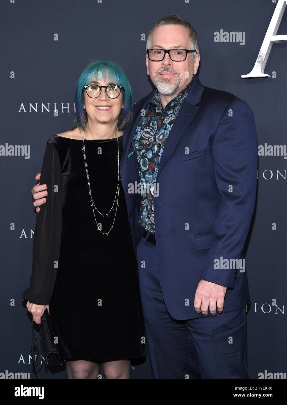 Jeff VanderMeer and Ann VanderMeer arriving for the Los Angeles ...