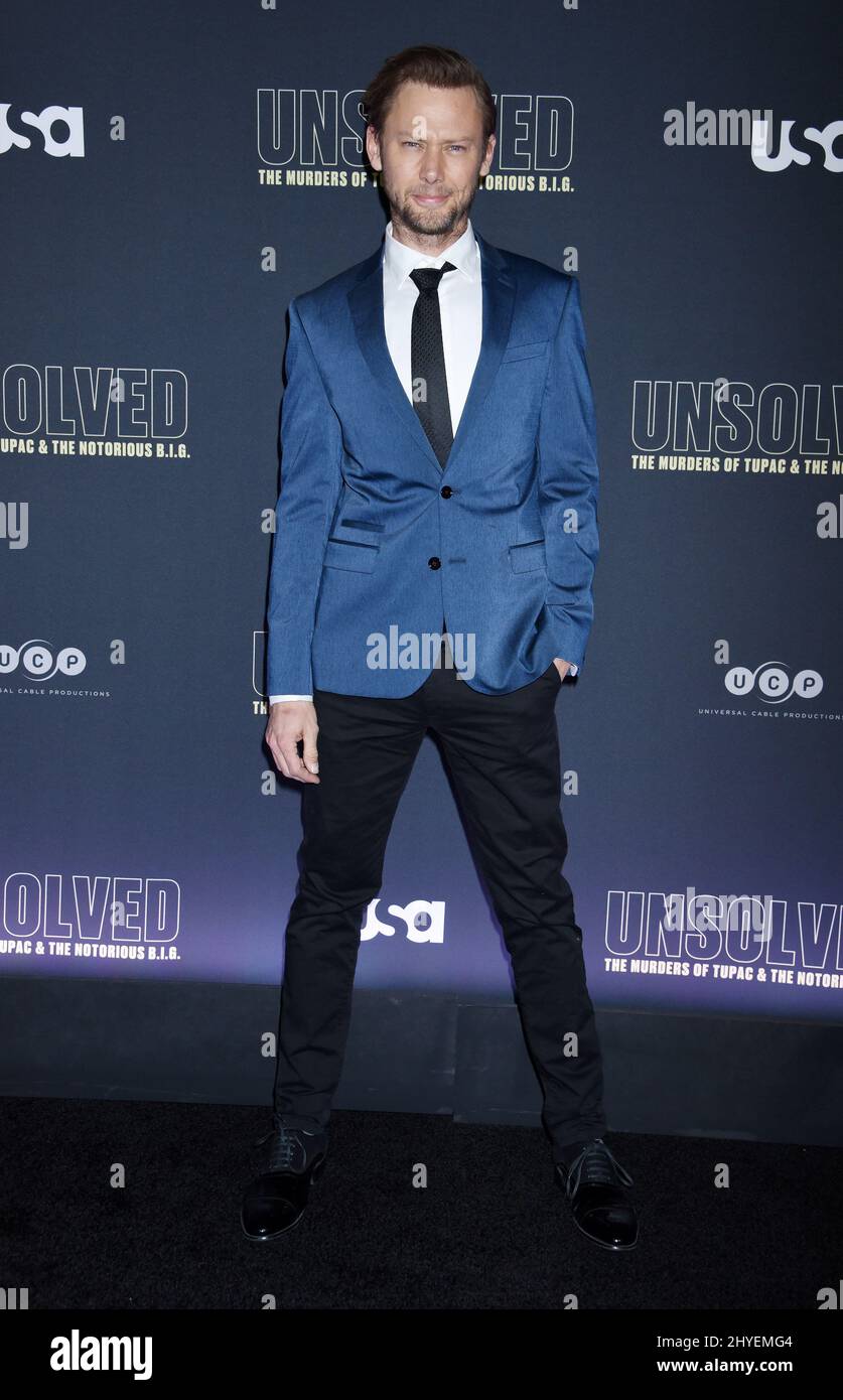 Jimmi Simpson at USA Network's "Unsolved: The Murders Of Tupac & The ...