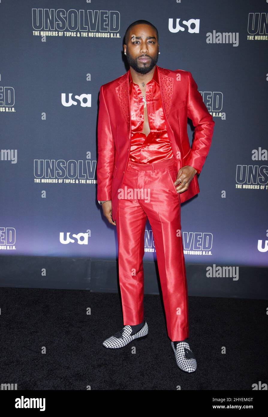 Marcc Rose at USA Network's "Unsolved: The Murders Of Tupac & The ...