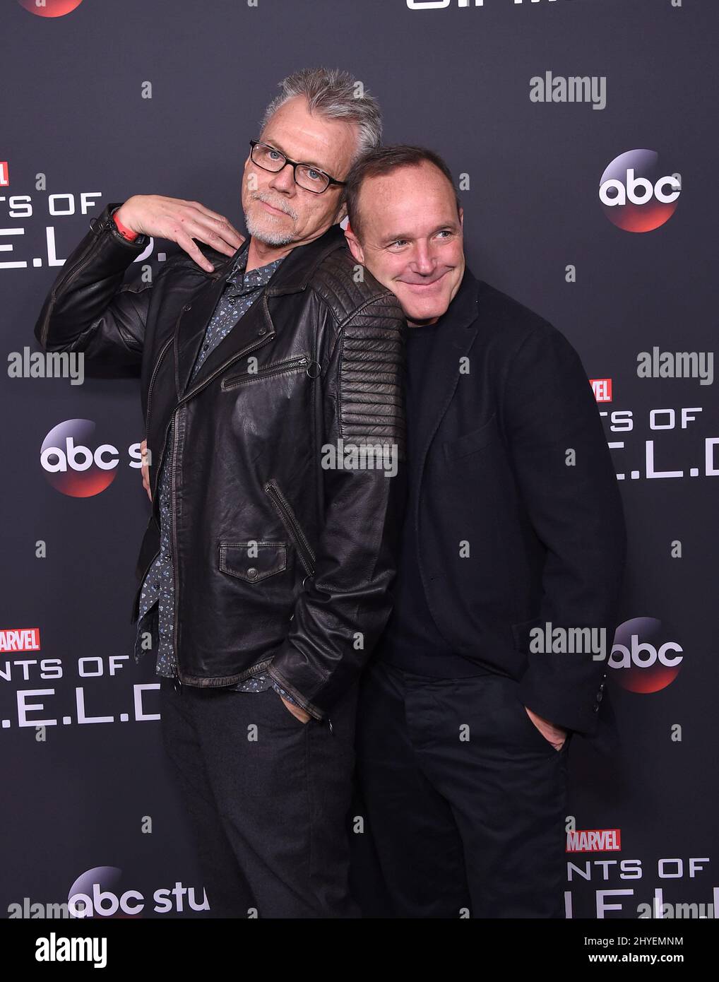 Jeff Bell and Clark Gregg at Marvel's Agents of S.H.I.E.L.D.100th ...