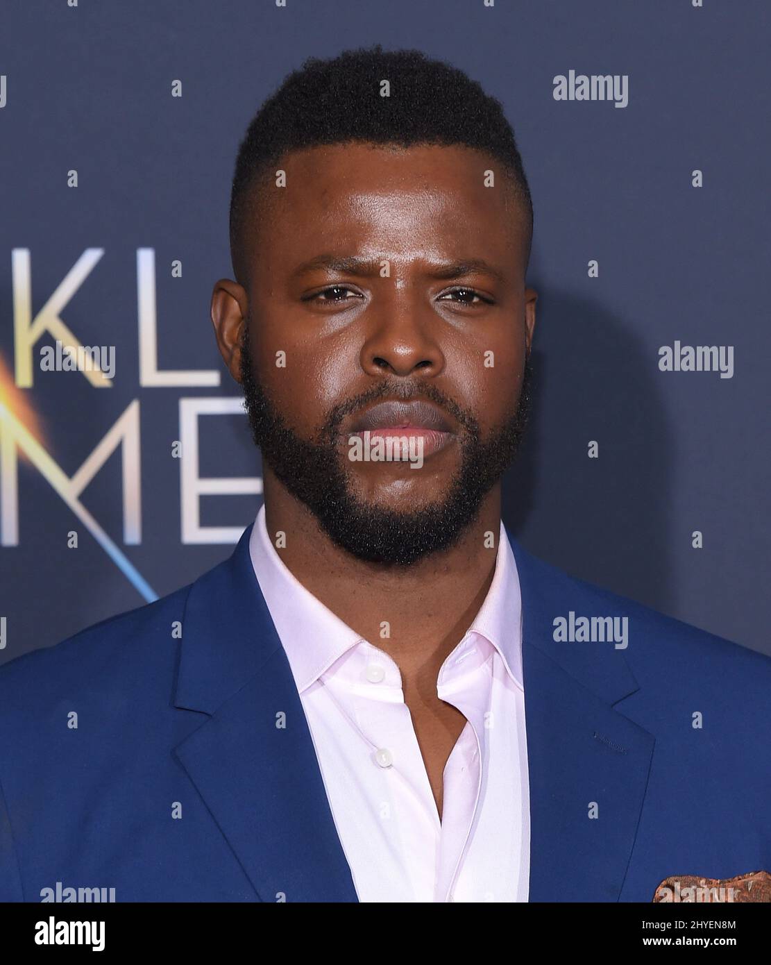 Winston Duke at the world premiere of "A Wrinkle In Time" held at the ...