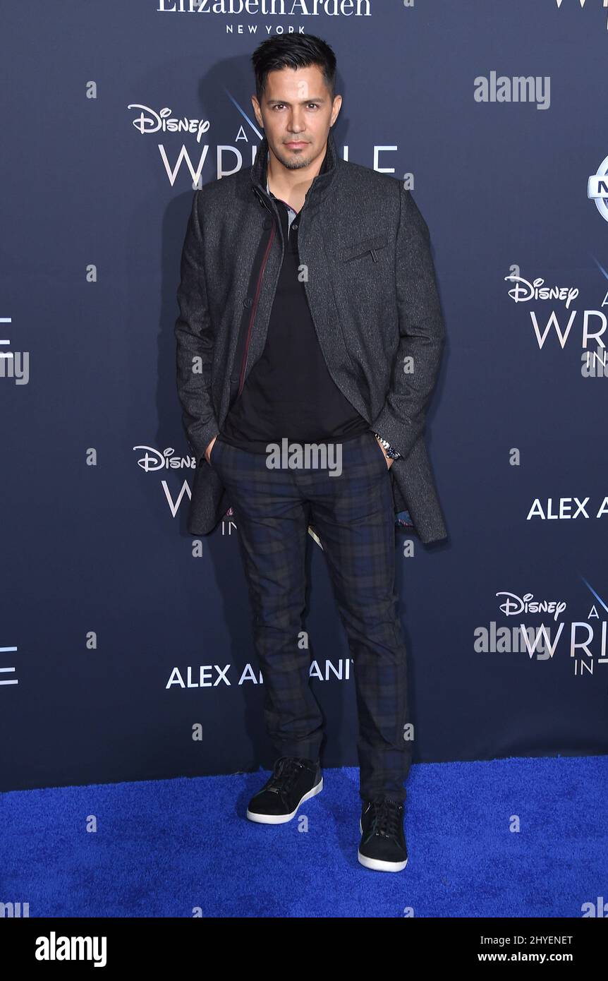 Jay Hernandez at the world premiere of "A Wrinkle In Time" held at the ...