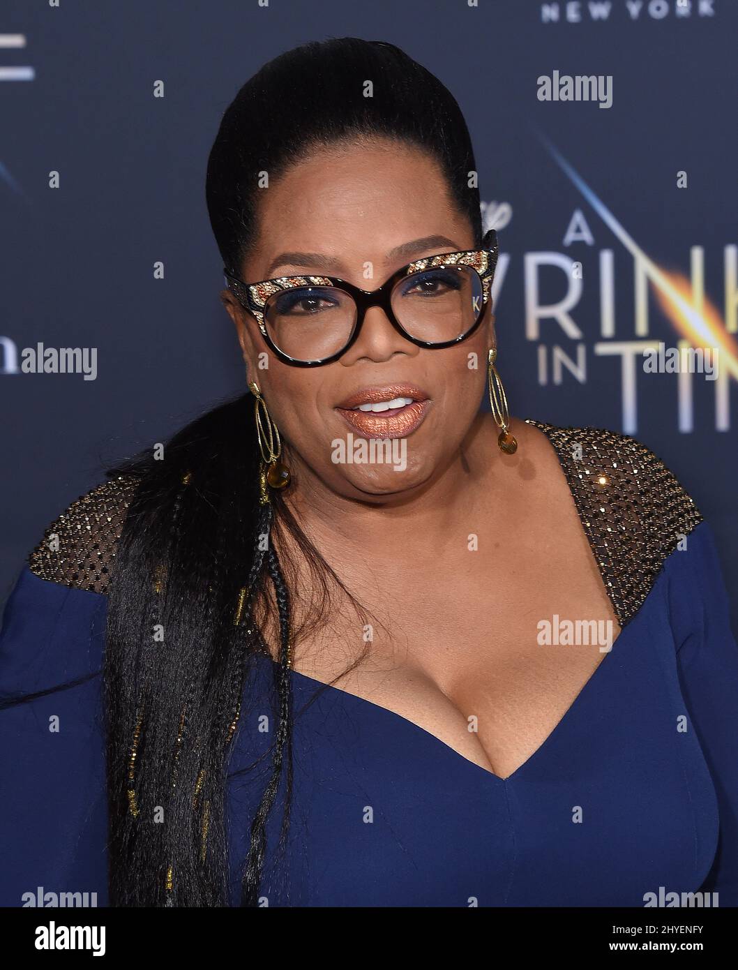 Oprah Winfrey at the world premiere of "A Wrinkle In Time" held at the ...