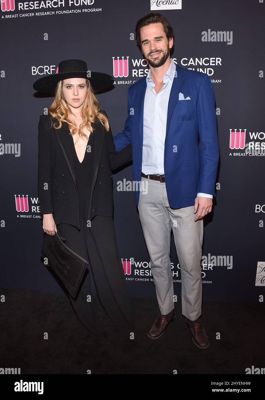 Majandra Delfino and David Walton at the Women's Cancer Research Fund's ...