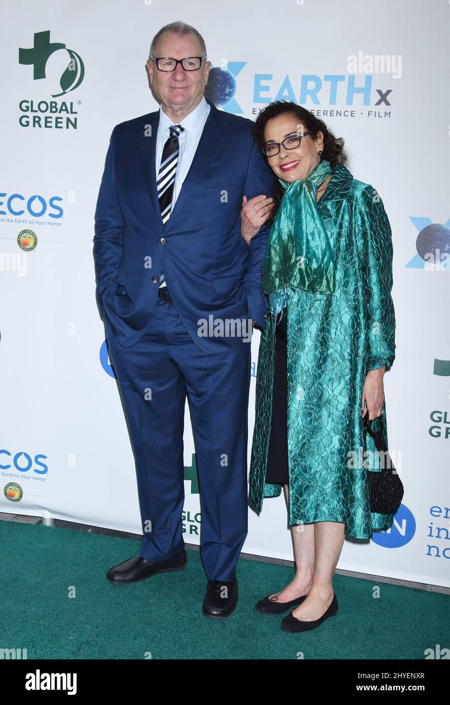 Ed O'Neill and Catherine Rusoff attends the 15th Annual Global Green ...