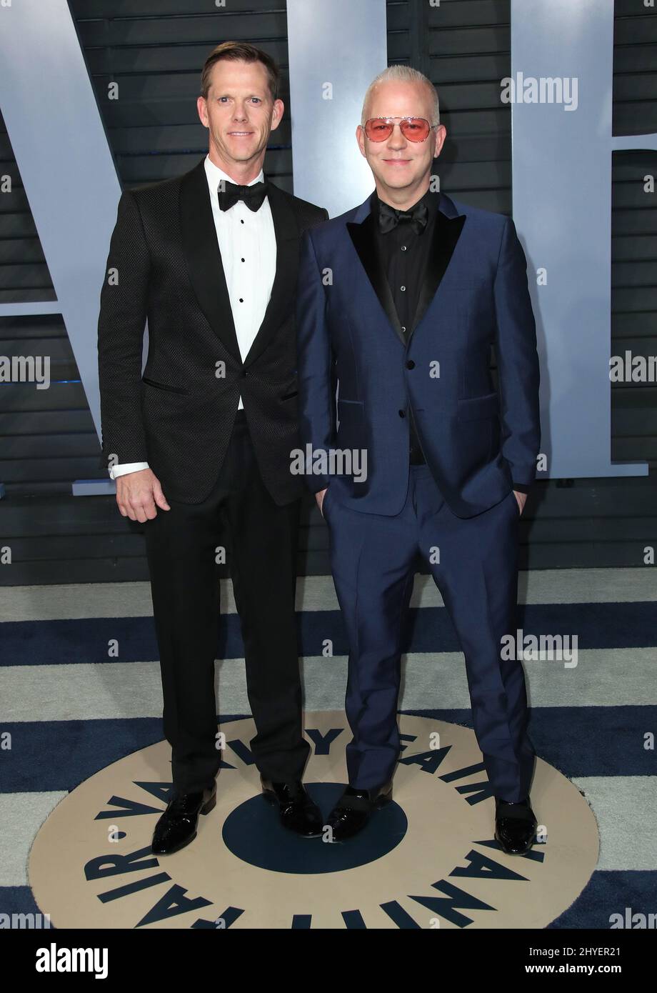 Ryan Murphy and David Miller at the 2018 Vanity Fair Oscar Party hosted ...