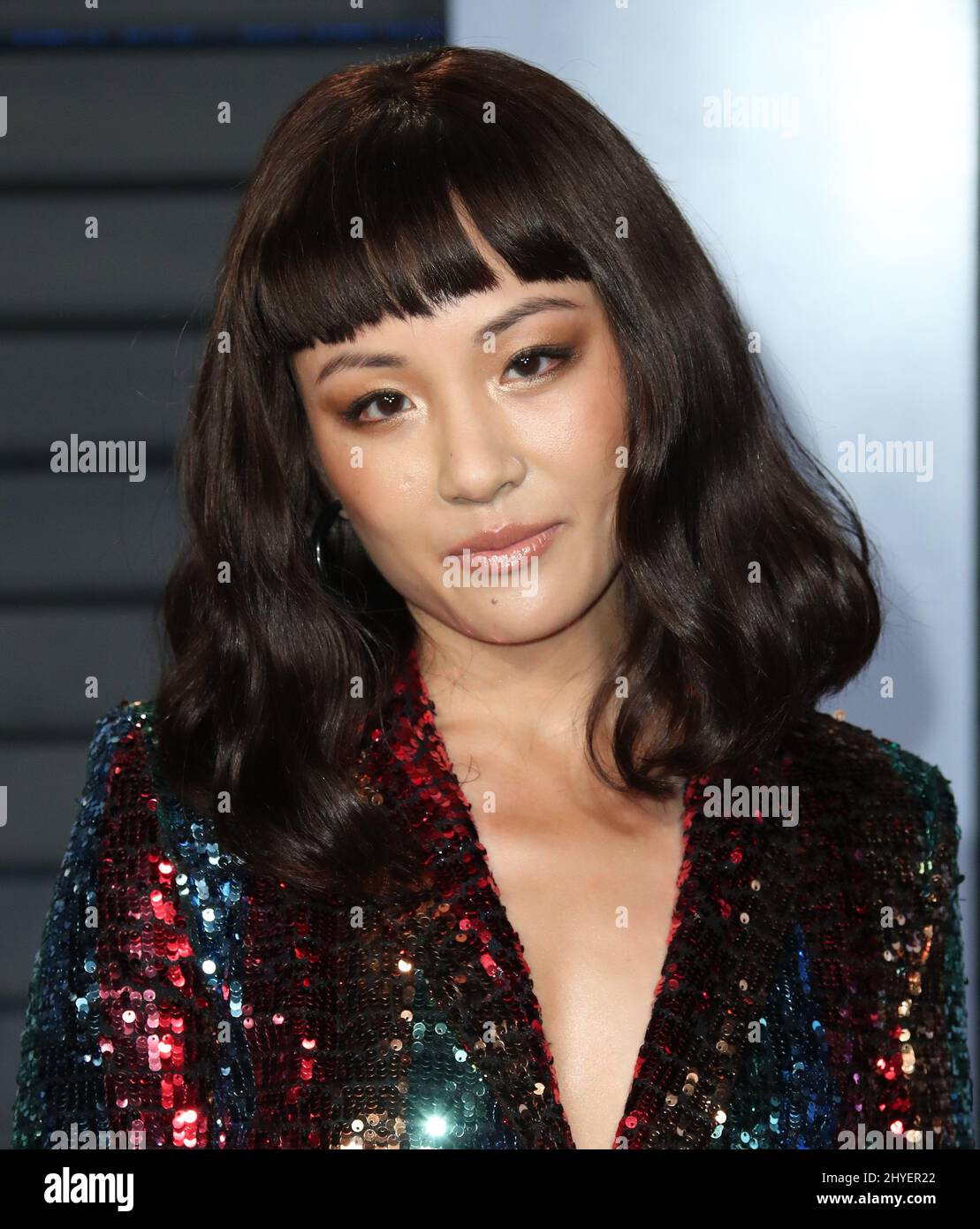 Constance Wu at the 2018 Vanity Fair Oscar Party hosted by Radhika ...