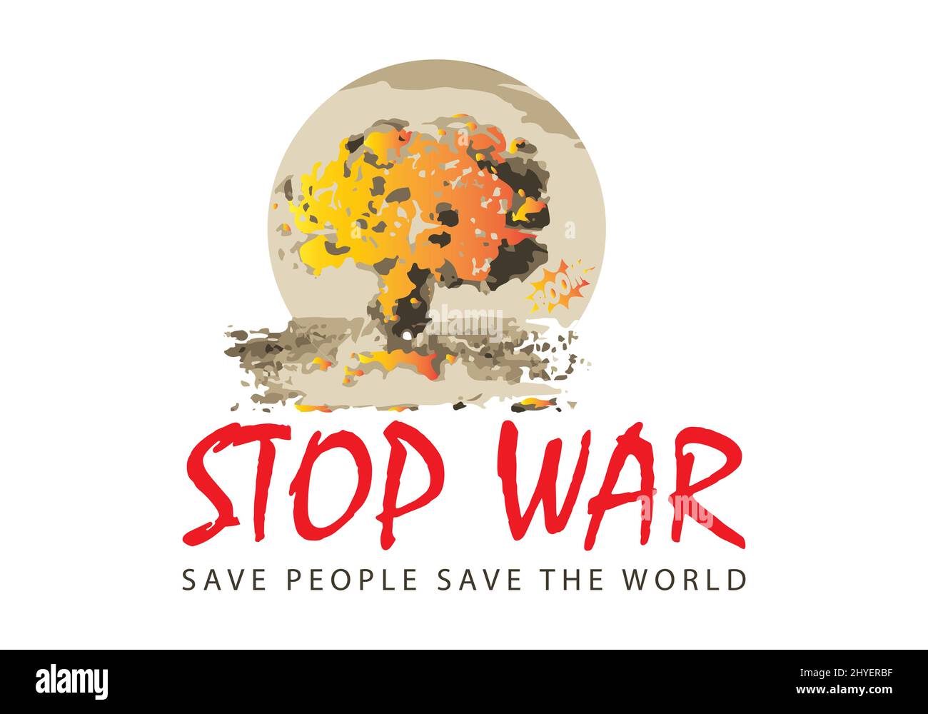 Stop killing our planet Stock Vector Images - Alamy