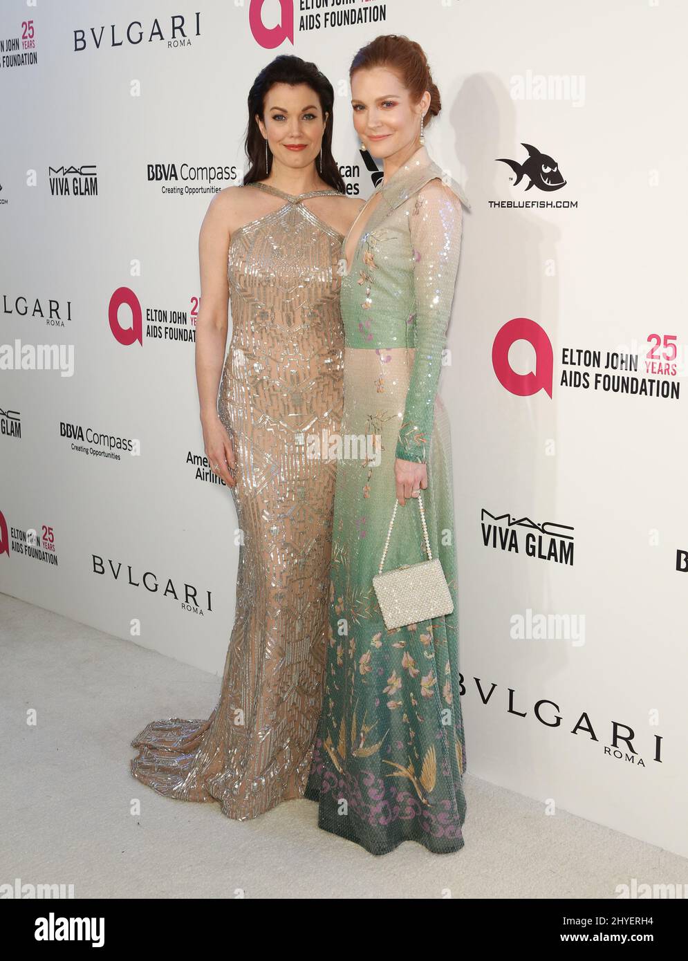 Ballamy Young, Darby Stanchfield attending the Elton John AIDs ...