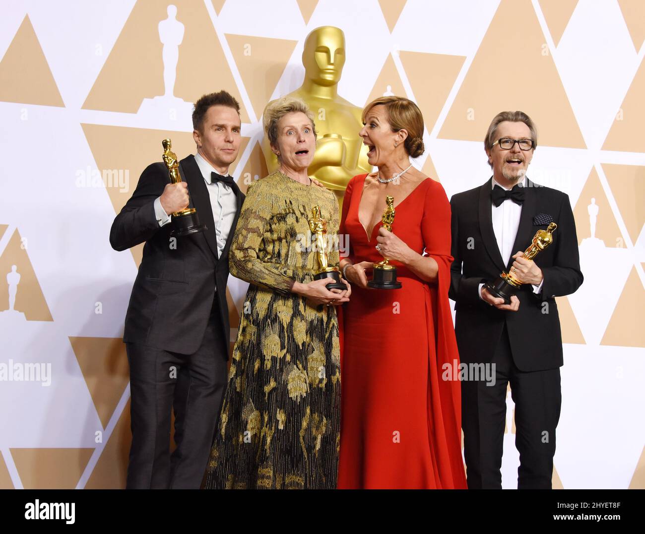 Sam Rockwell, Frances McDormand, Allison Janney and Gary Oldman in the ...