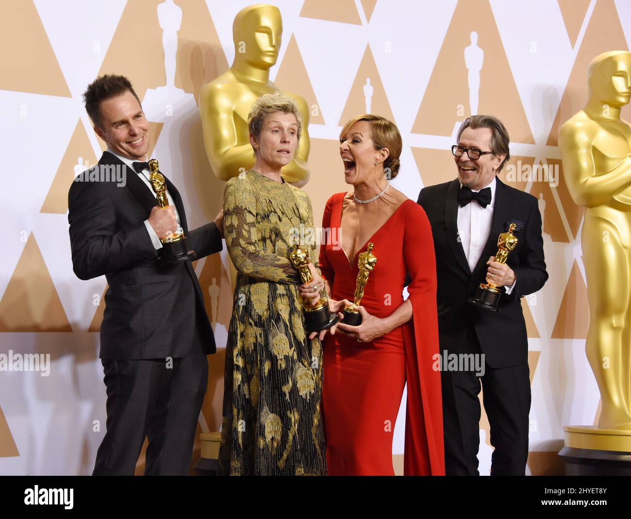 Sam Rockwell, Frances McDormand, Allison Janney and Gary Oldman in the ...