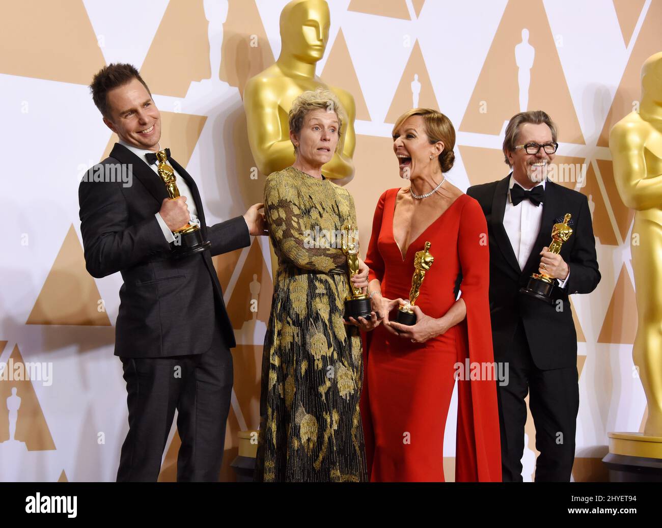 Sam Rockwell, Frances McDormand, Allison Janney and Gary Oldman in the ...