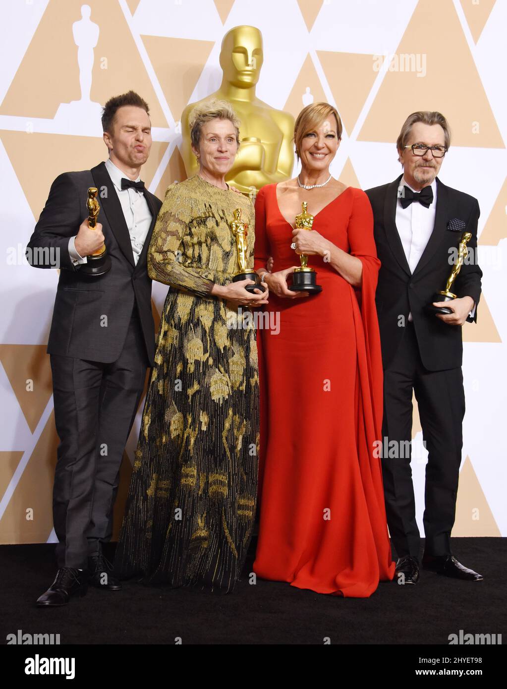 Sam Rockwell, Frances McDormand, Allison Janney and Gary Oldman in the ...