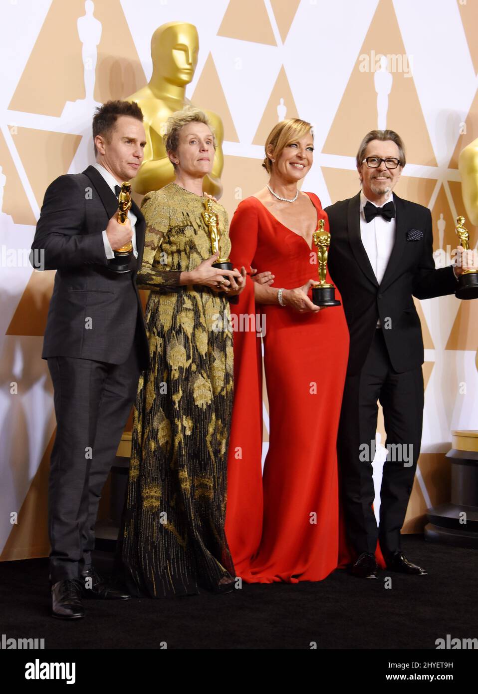 Sam Rockwell, Frances McDormand, Allison Janney and Gary Oldman in the ...