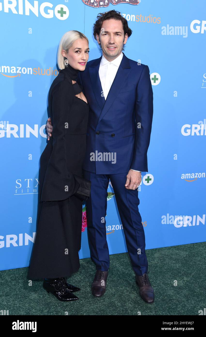 Nash Edgerton and Carla Ruffino attending the "Gringo" world premiere ...