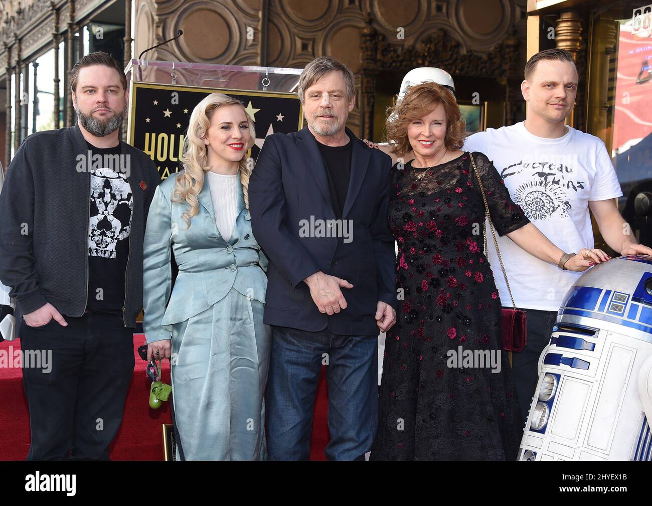 Mark Hamill, Marilou York, Nathan Hamill, Chelsea Hamill, Griffin ...