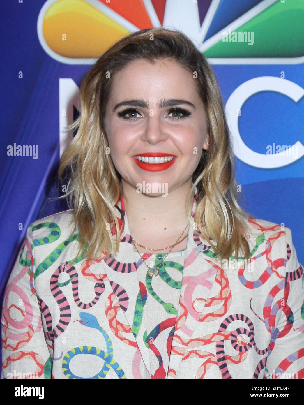 Mae Whitman attending the NBC 2018 NY Mid-Season Press Day held at the ...