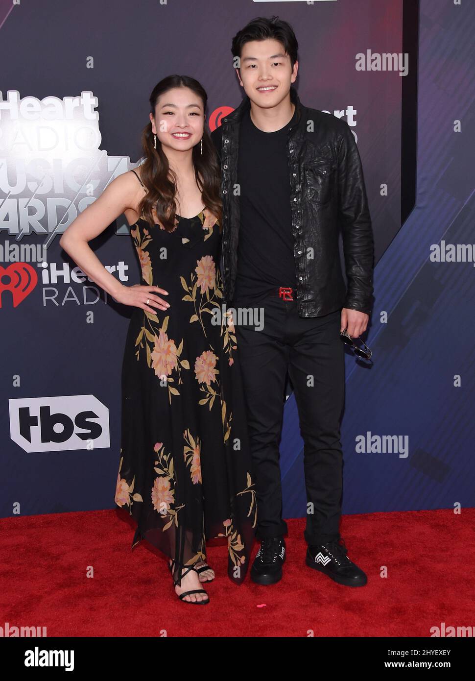 Maia Shibutani and Alex Shibutani attending the 2018 iHeartRadio Music ...