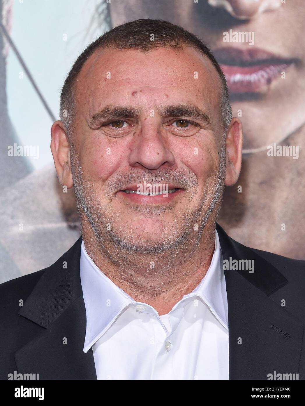 Graham King attending the US Premiere of Tomb Raider in Los Angeles ...