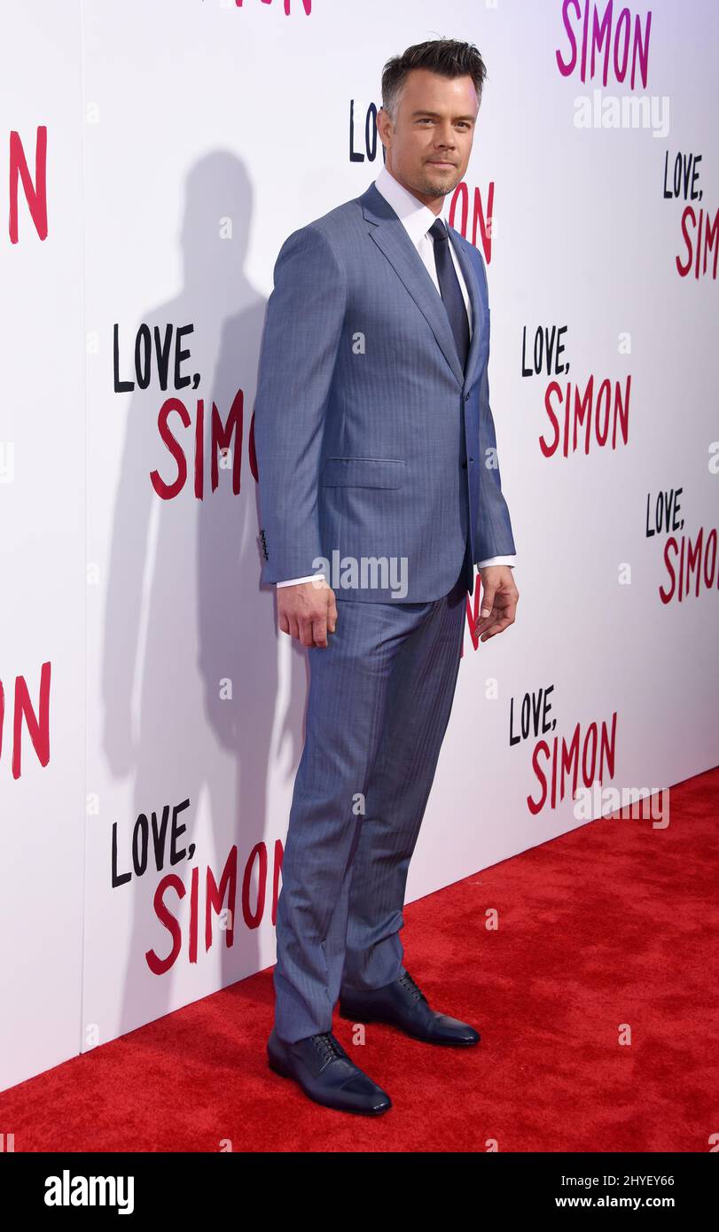 Josh Duhamel at the "Love, Simon" Special Screening held at the ...
