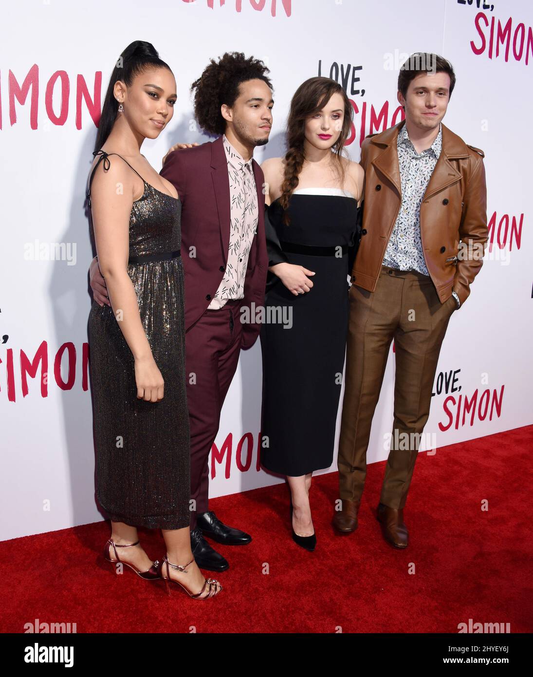 Alexandra Shipp, Jorge Lendeborg Jr., Katherine Langford and Nick ...