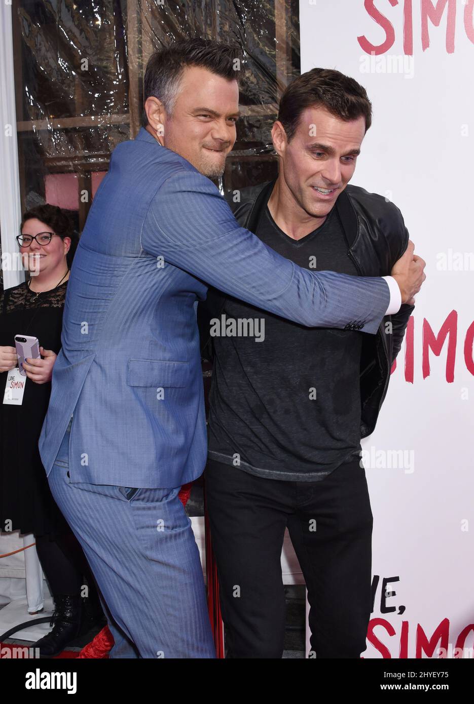 Josh Duhamel and Cameron Mathison at the "Love, Simon" Special ...
