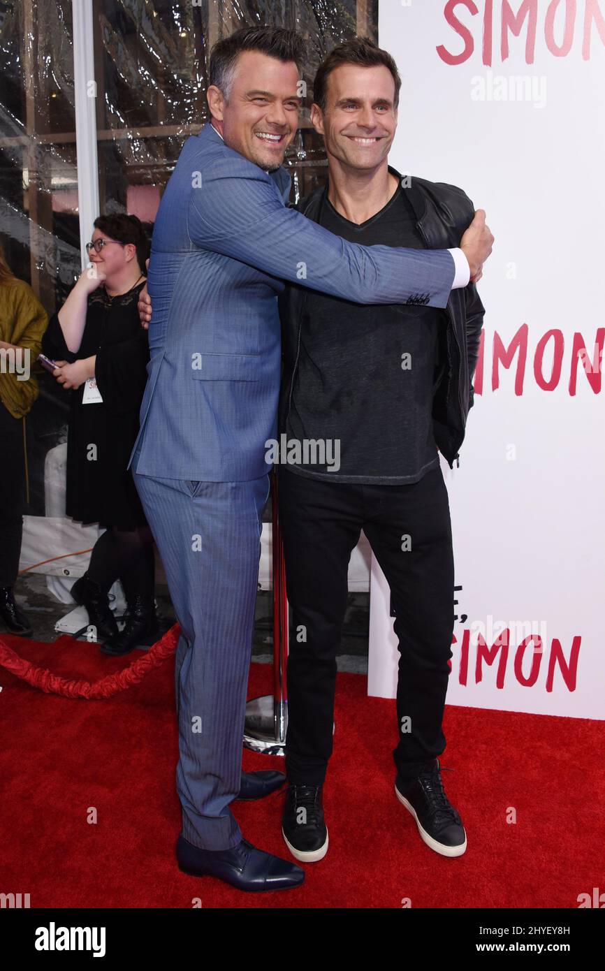 Josh Duhamel and Cameron Mathison at the "Love, Simon" Special ...