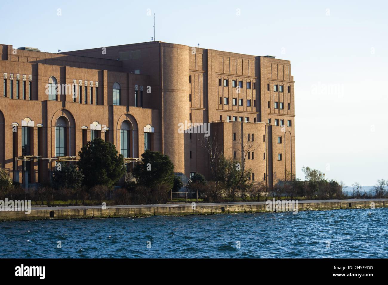 Shot of the exterior design of a building by the sea Stock Photo - Alamy