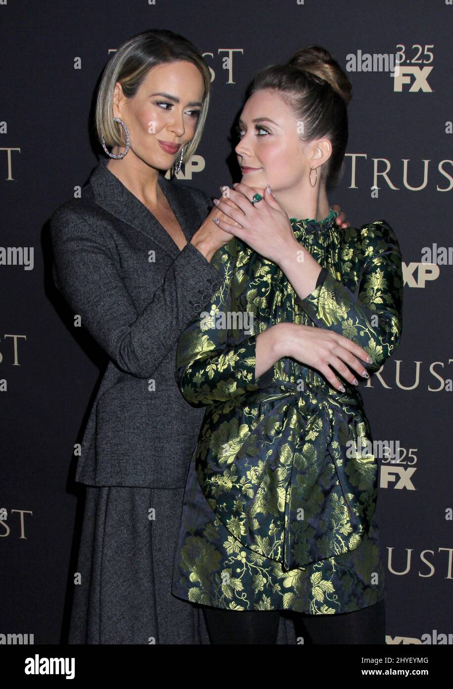 Sarah Paulson & Billie Lourd attends the FX All-Star Party 2018 in New ...