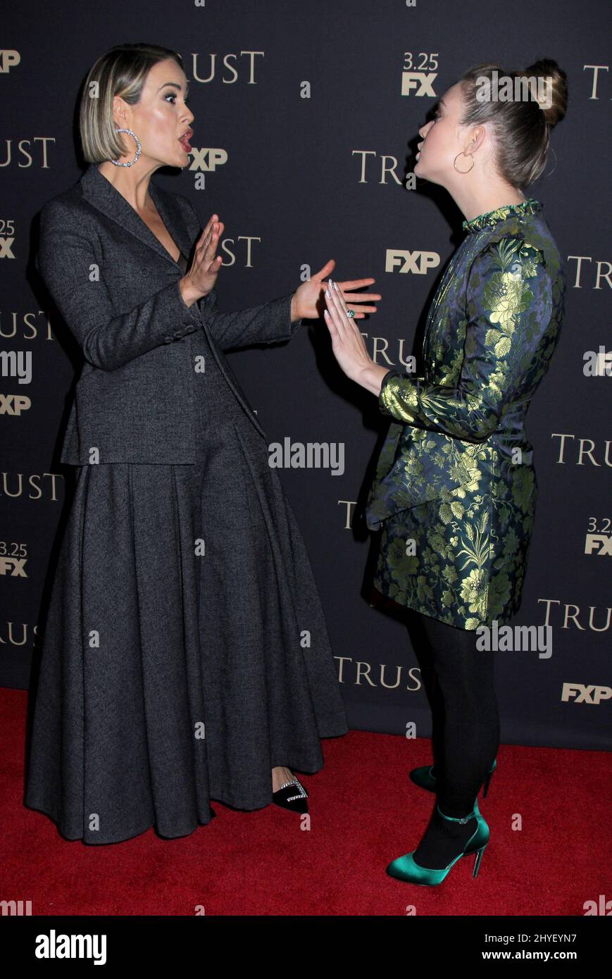 Sarah Paulson & Billie Lourd attends the FX All-Star Party 2018 in New ...