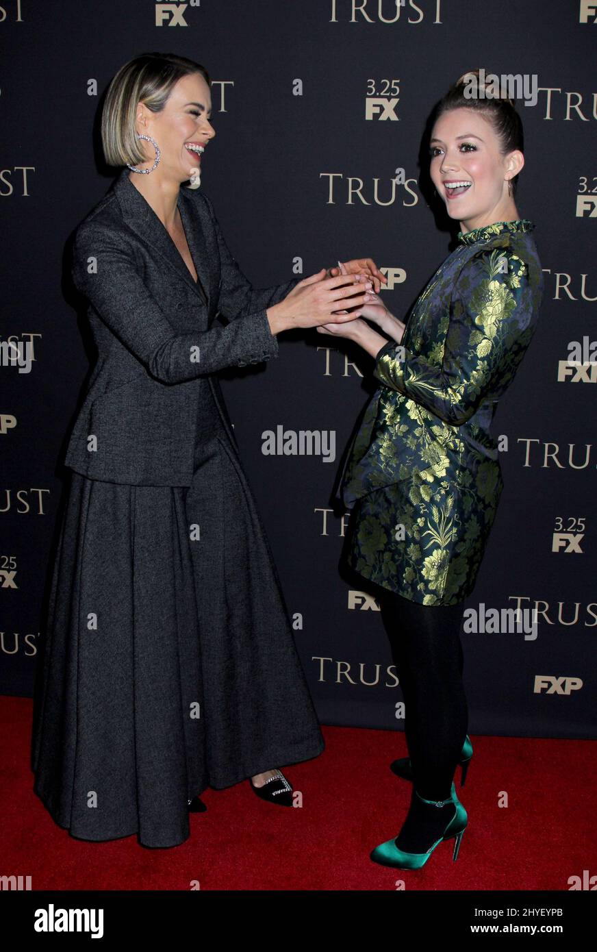 Sarah Paulson & Billie Lourd attends the FX All-Star Party 2018 in New ...