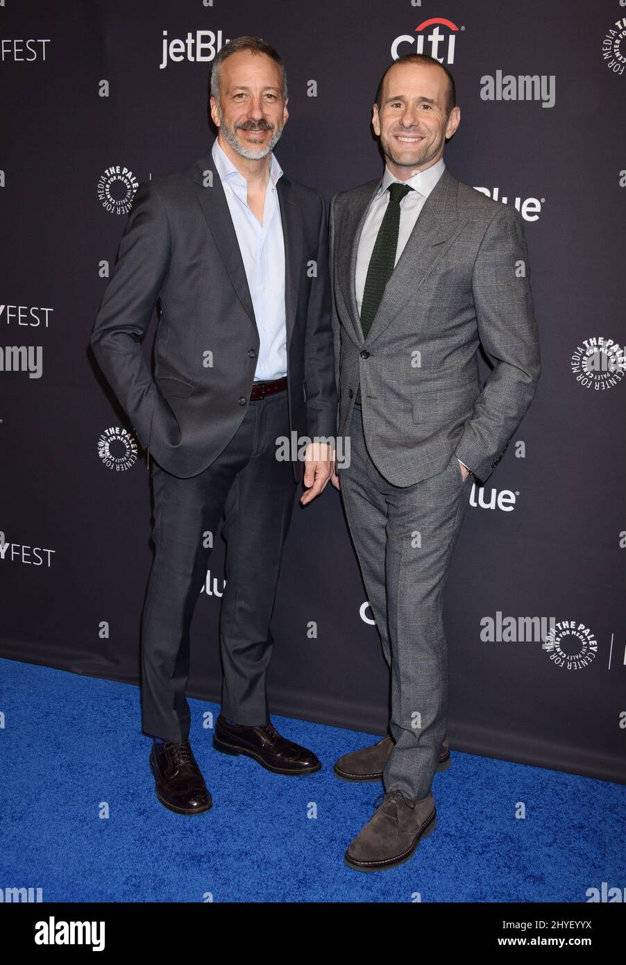 David Kohan and Max Mutchnick attending the Will and Grace PaleyFest ...