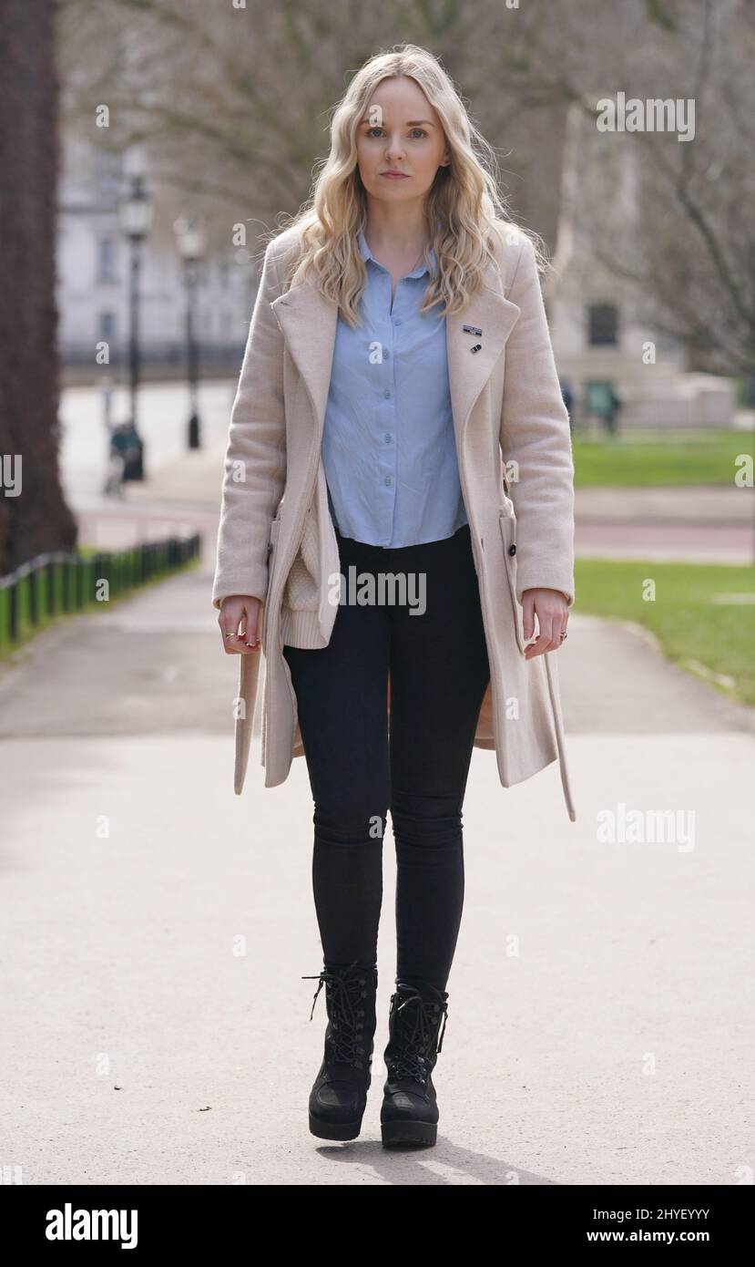 Lissie Harper, the widow of PC Andrew Harper, during an interview at ...