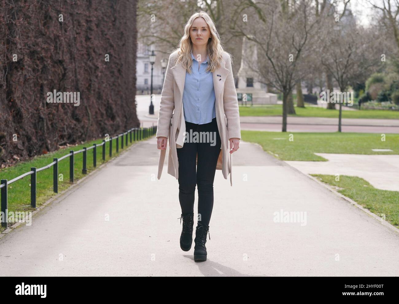 Lissie Harper, the widow of PC Andrew Harper, during an interview at ...