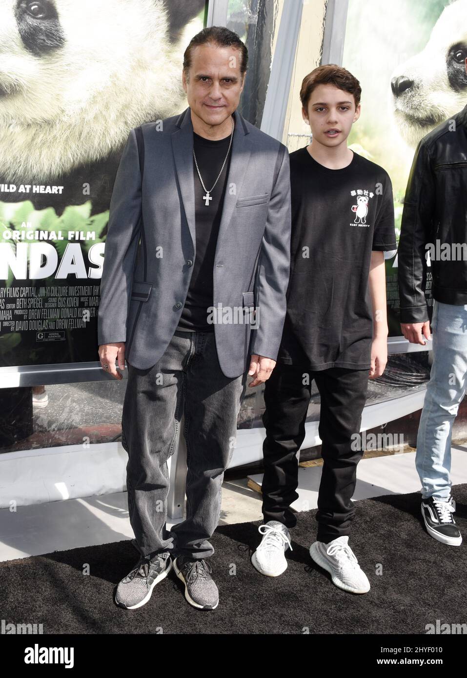 Maurice Benard and Joshua Benard attending Pandas World Premiere held ...