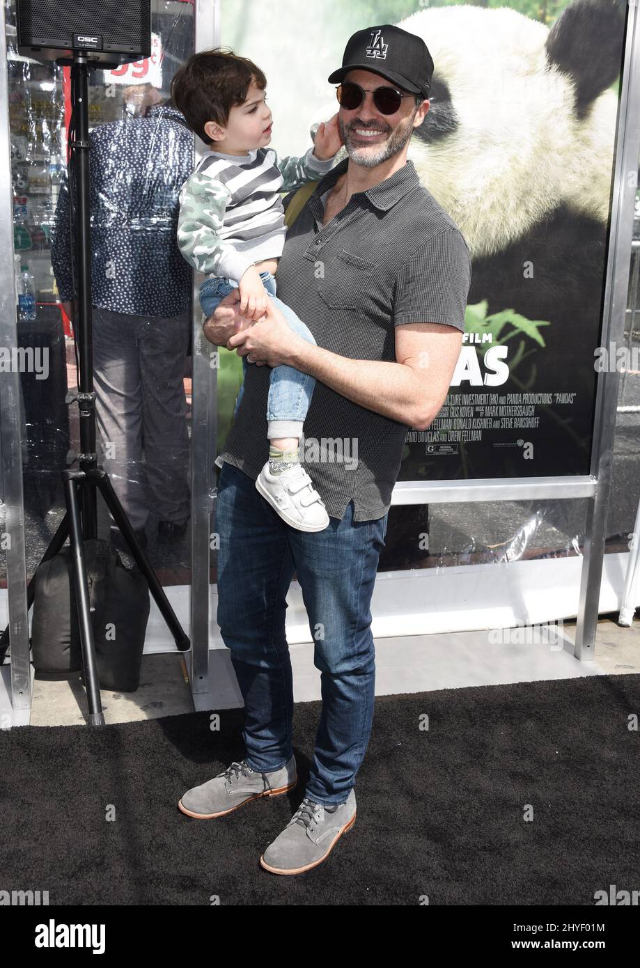 Reid Scott and Conrad Scott attending Pandas World Premiere held at the ...