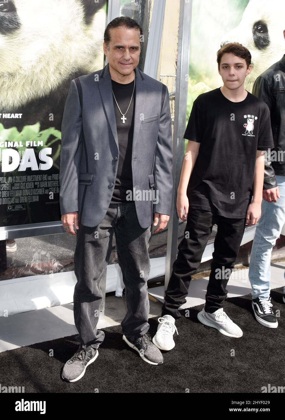 Maurice Benard and Joshua Benard attending Pandas World Premiere held ...