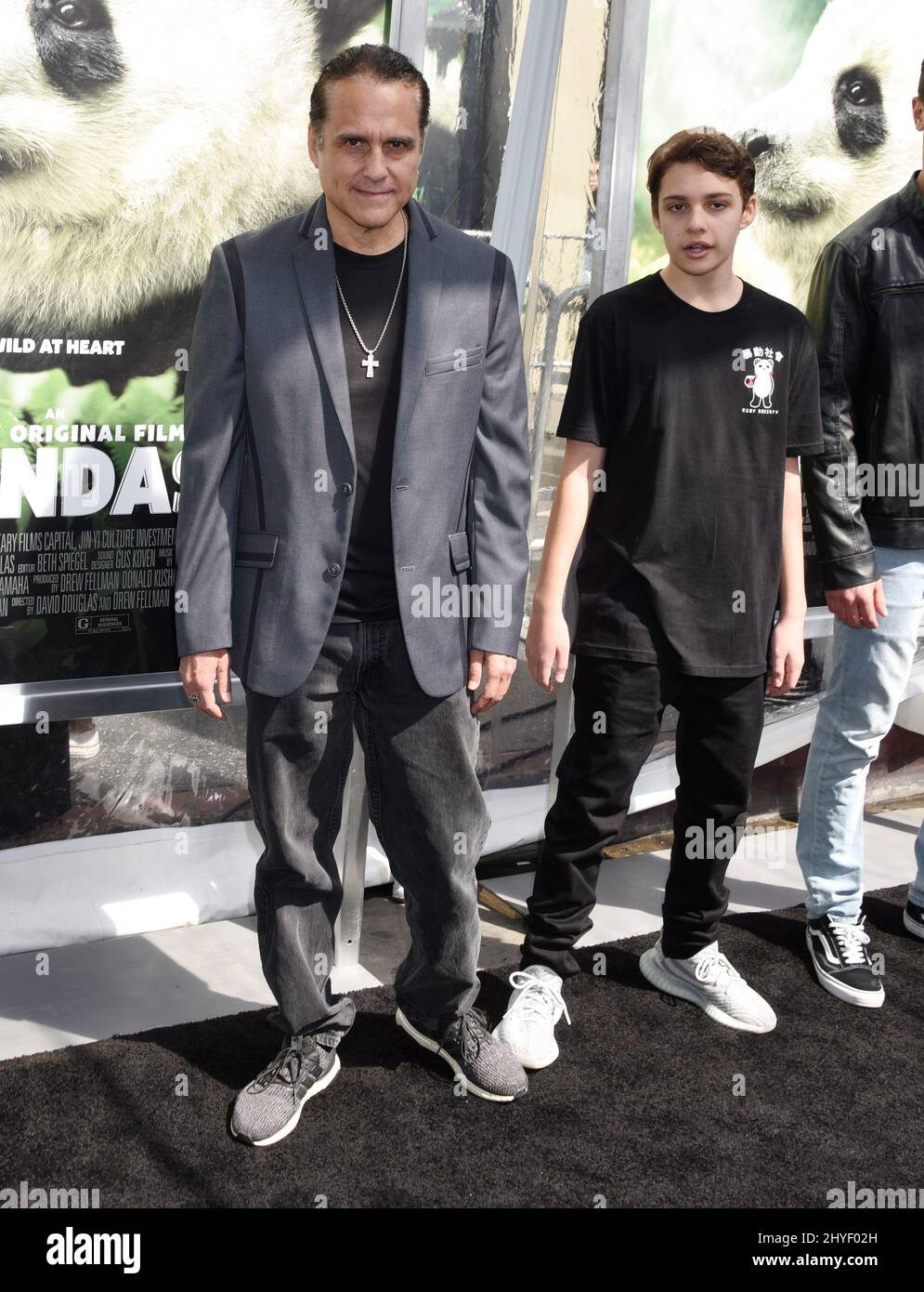 Maurice Benard and Joshua Benard attending Pandas World Premiere held ...