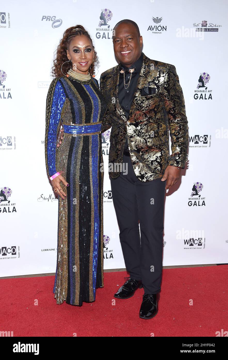 Holly Robinson Peete and Rodney Peete attending The Annual Wearable Art ...