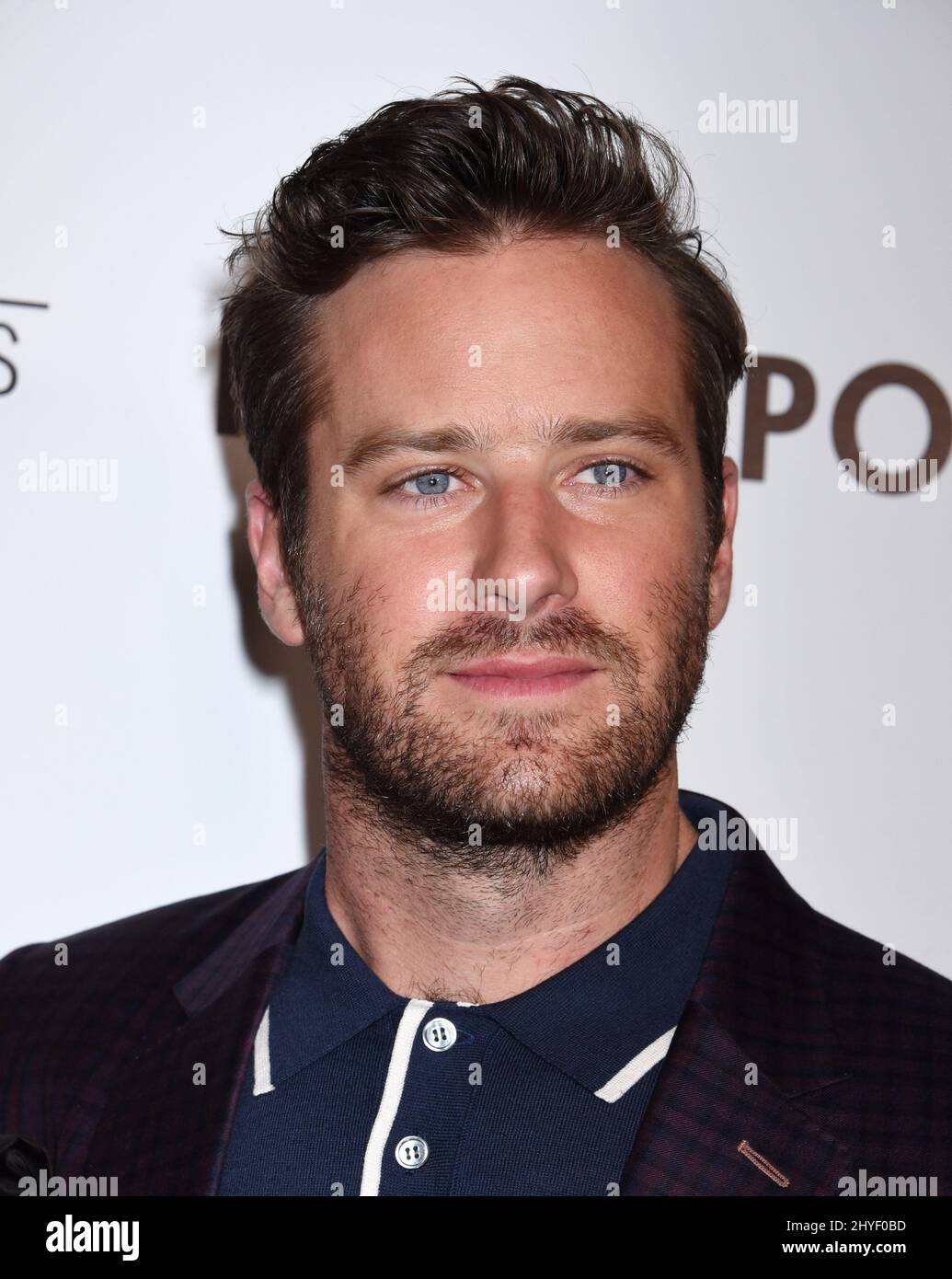 Armie Hammer attending The Final Portrait Los Angeles Special Screening ...