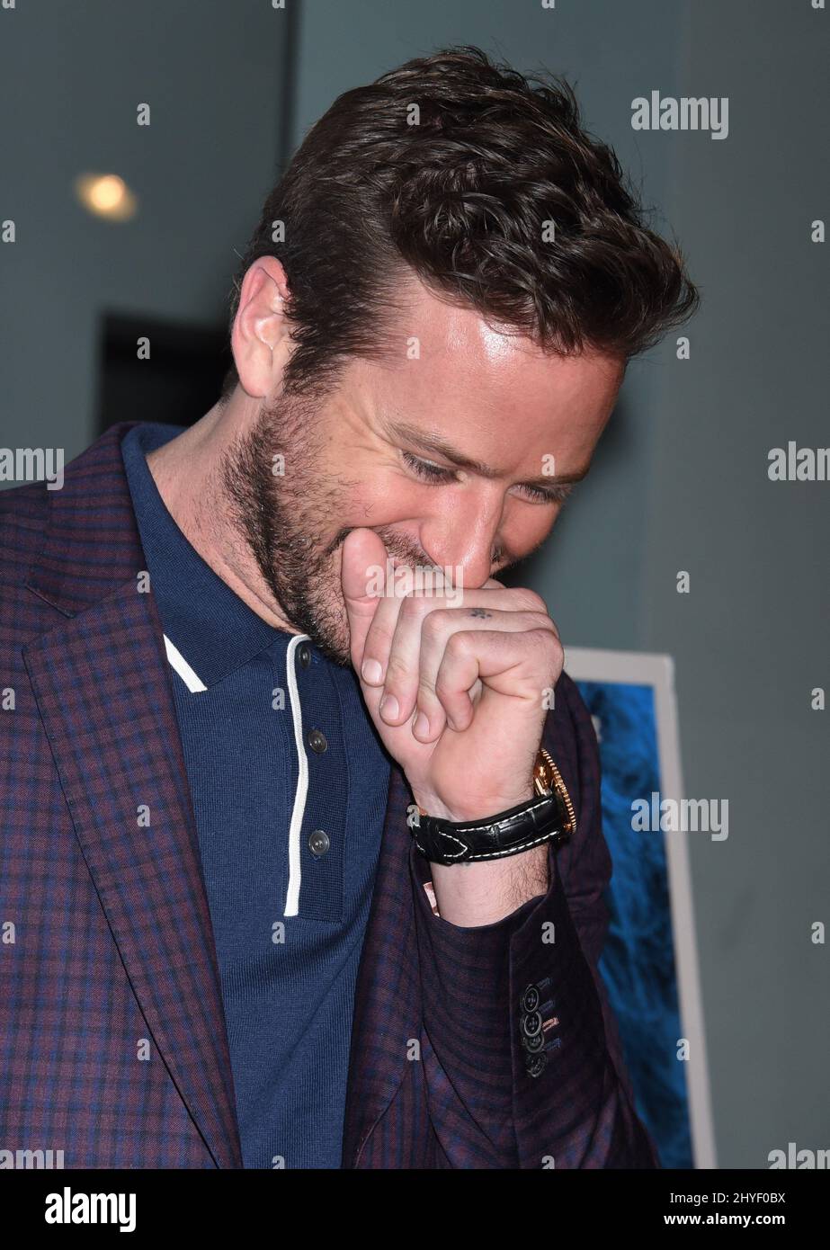 Armie Hammer attending The Final Portrait Los Angeles Special Screening ...