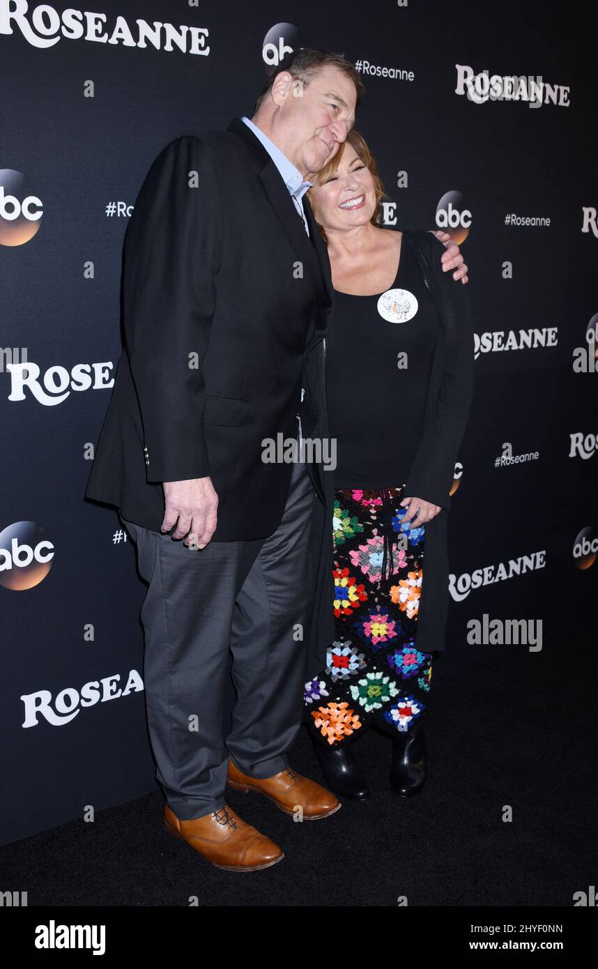 John Goodman and Roseanne Barr at ABC's "Roseanne" Series Premiere ...