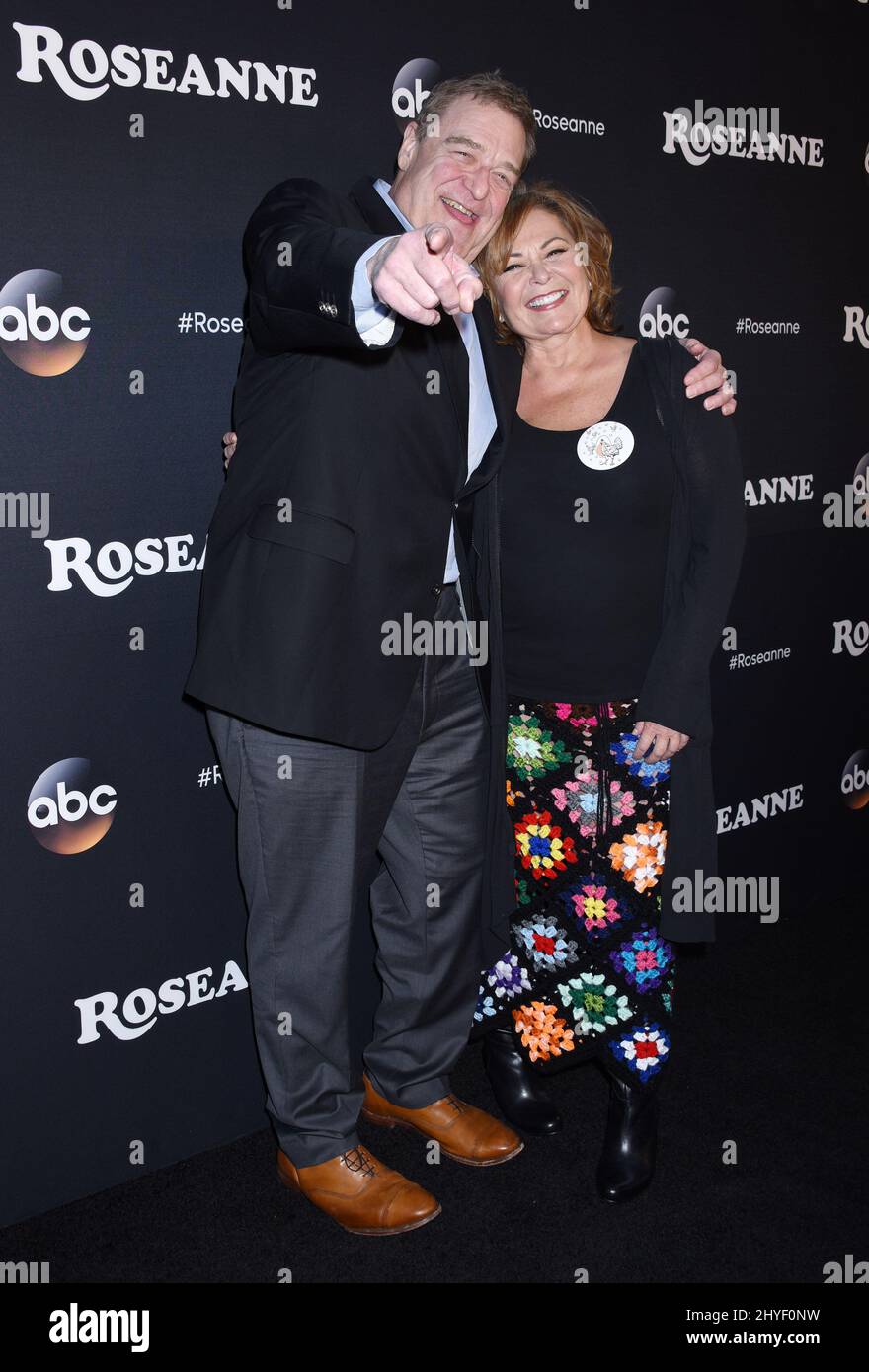 John Goodman and Roseanne Barr at ABC's "Roseanne" Series Premiere ...