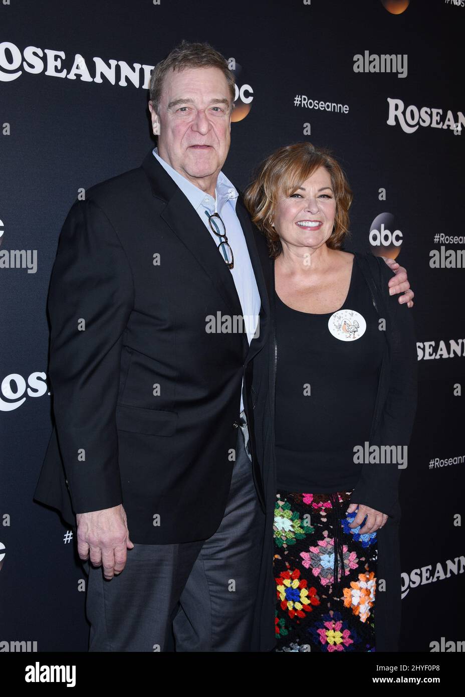 John Goodman and Roseanne Barr at ABC's "Roseanne" Series Premiere ...