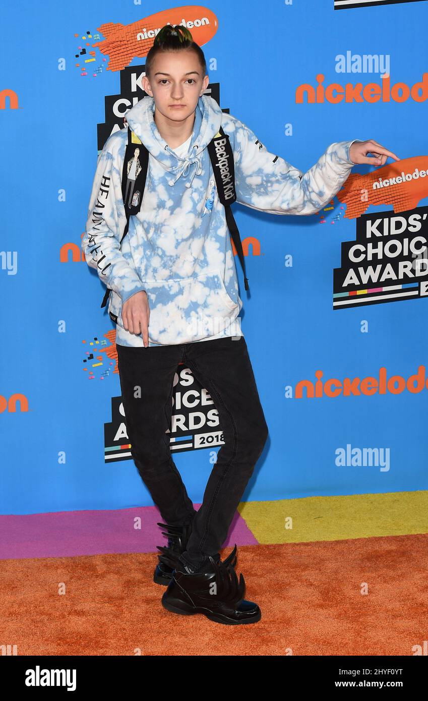Russell Horning at Nickelodeon's 2018 Kids' Choice Awards held at The ...