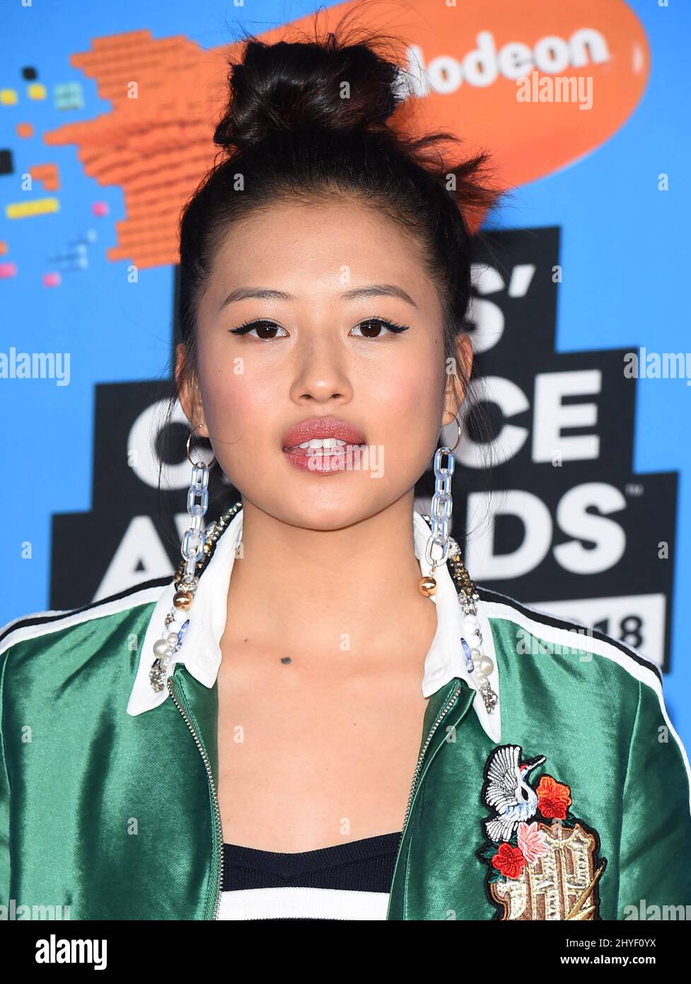 Haley Tju at Nickelodeon's 2018 Kids' Choice Awards held at The Forum ...